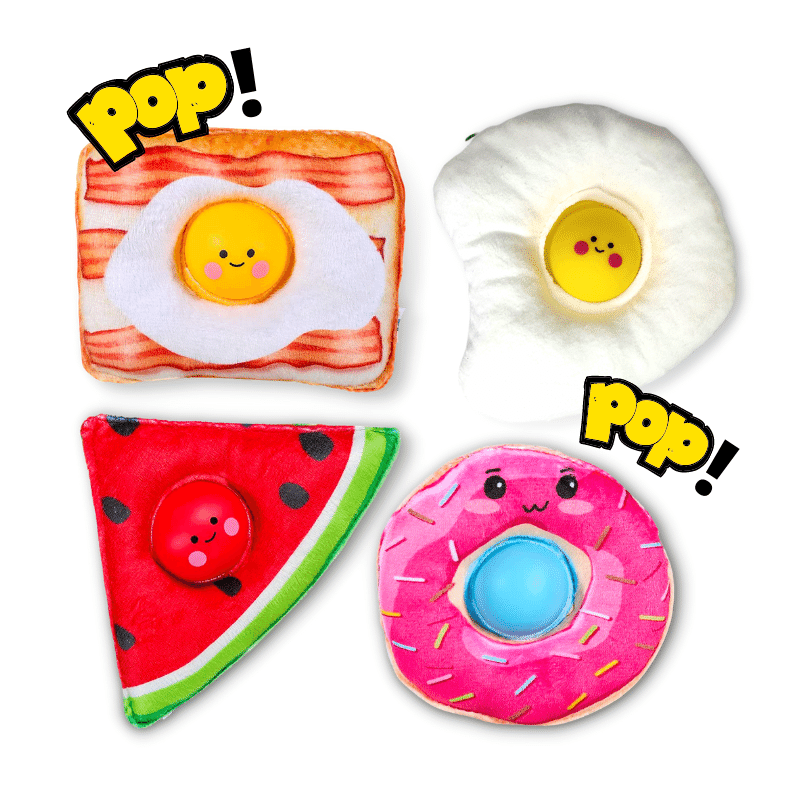 Bubble Pop™ Summer Plushie | 4-Pack – Sensory Joy