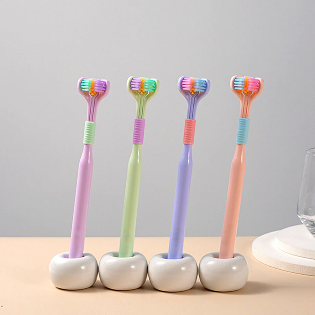 Trio™ 3-Sided Toothbrush – Sensory Joy